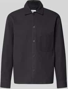 Jack & Jones Regular Fit Hemdjacke mit Kentkragen Modell REGENT