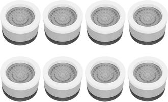 SOLUSTRE 8 St&uuml;ck rutschfeste M&ouml;belfu&szlig;polster aus Kunststoff 55cm Hohe M&ouml;belerh&ouml;hungen f&uuml;r St&uuml;hle Tische Sofas und Waschmaschinen Graue M&ouml;belbeinschoner zum Sch