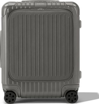 Rimowa Essential Sleeve Cabin Plus Kabinenkoffer in Schieferglanz - Polycarbonat - 56x44x25