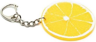 Miniblings Porte-clés tranche de citron pendentif boisson aux fruits citron tranche de fruit