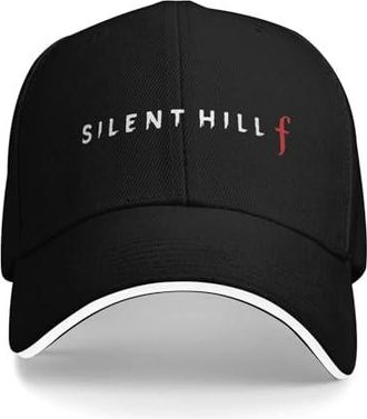 Generic Casquette pour Hommes, Casquette Silent Hill F Horror Game 2025, Produits d&eacute;riv&eacute;s Vintage Gaming Lover, Chapeau de Camionneur pour Hommes, Couvre-Chef