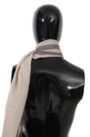 Costume National Womens Cotton Shawl Beige