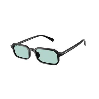 Emporio Armani Homme, Accessoires, Noir, Taille: 54 MM Rectangle Lunettes de soleil