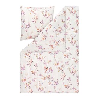 ESTELLA Estella Mako Interlock Jersey Bettw&auml;sche Thalia aubergine 1 Bettbezug 155 x 220 cm + 1 Kissenbezug 80 x 80 cm