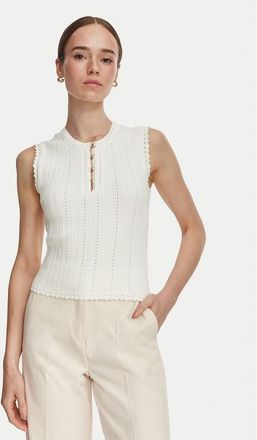 Guess Bluse W6YR24 Z0970 Wei&szlig; Regular Fit