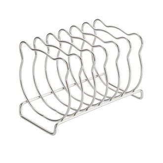 DOITOOL Toaster-Brotablage: Brothalter f&uuml;r 6 Scheiben - B&auml;renf&ouml;rmiger Tischbrothalter aus Edelstahl f&uuml;r den Esstisch, ideal als Fr&uuml;hst&uuml;cksorganizer