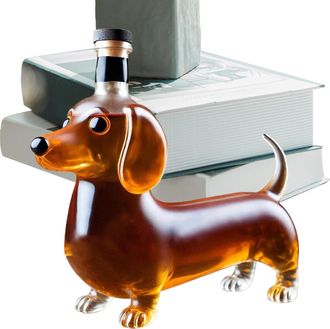 Generic Glass Whisky Flasche - Dekorative Spirituosenentkanter Mit Deckel, Langlebigem Getr&auml;nkeberichtglas | Crystal Style Bar Container, Klarer Getr&auml;nkehalte