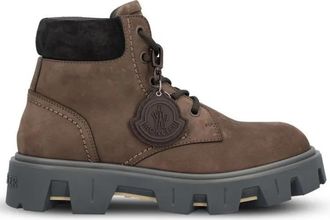 Moncler Stiefel - Peak City Ankle Boots - Gr. 40 (EU) - in Braun - f&uuml;r Damen