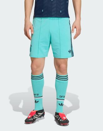adidas short ext&eacute;rieur Allemagne 26 en flash aqua-Bleu