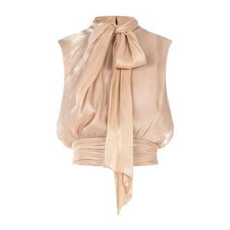 Rinascimento Femme, Tops, Beige, Taille: 38 FR Top sans manches