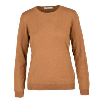 Ballantyne Kaschmir Rundhals Pullover Sweater - - Knitwear - Damen - Braun - S