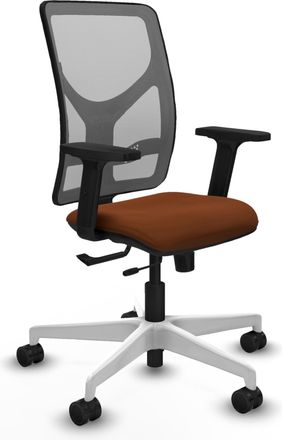 Piqueras y Crespo B&uuml;rostuhl mit 2D-Armlehnen, h&ouml;henverstellbare Lendenwirbelst&uuml;tze, ausgestattet mit Synchron/Translack und Schneideschaum, mit Rollen von 65 mm, Nylon,