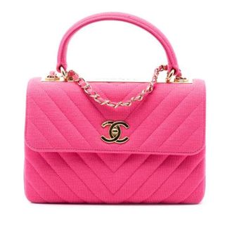 Chanel Pre-owned Vintage Baumwoll-Handtasche - - Pre-owned - Damen - Rosa - ONE SIZE