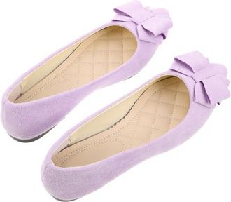 Frcolor Ballerines Plates pour Femme Élégantes à Noeud Chaussures de Mariage Confortables à Bout Chaussures Plates pour Travail et Soirées Faciles à Enfiler