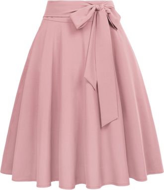 Belle Poque Belle P[oque Rock Damen Freizeit Rock Damen Hohe Taille Rock Vintage Rock Party