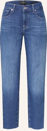 7 For All Mankind Straight Jeans Calie blau