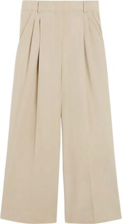 Max Mara Femme, Pantalons, Beige, Taille: 34 FR Vettura Wide Pantalons