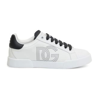 Dolce & Gabbana Femme, Chaussures, Blanc, Taille: 37 EU Portofino Baskets