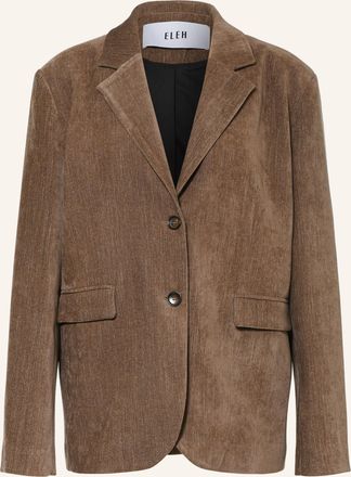 Eleh Eleh Oversized-Blazer Aus Samt braun