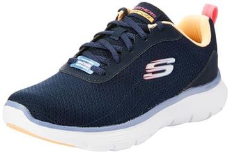 Skechers Flex Appeal 5.0, Appel Flexible 5.0, Navy Mesh/Multi Trim, 39.5