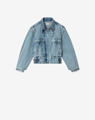 Isabel Marant Jacke Joseline - Damen - Hellblau - Gr&ouml;&szlig;e 38 - Marant &Eacute;toile
