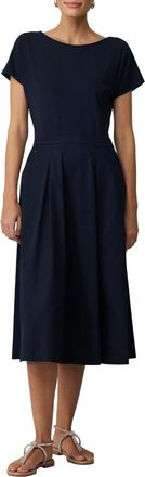 s.Oliver Midikleid im Fabricmix mit Eingrifftaschen