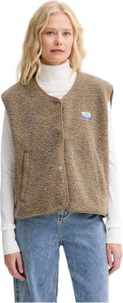 American Vintage Femme, Vestes, Beige, Taille: 36/38 FR Vestes