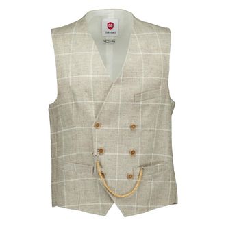 Club of Gents Beige Gilets CG Perry Vest - - Suits - Herren - Beige - S