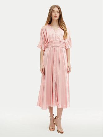 Guess Abendkleid W5PK1O WHHF0 Rosa Regular Fit