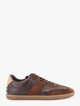 Tod's Allacciata Cassetta leather and suede sneakers - TODS - gender_Man
