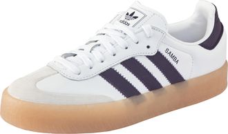adidas Sneaker ADIDAS ORIGINALS SAMBAE, Damen, Gr. 37, wei&szlig; (cloud wei&szlig;, sanftes wei&szlig;, aurora plum), Leder, Schuhe Sneaker, Topseller