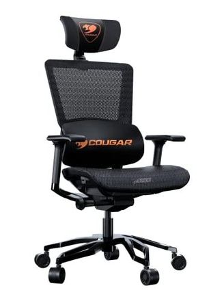 Cougar Gaming Fauteuil DE Bureau Argo Aluminium Noir