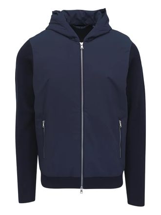 Peter Millar Gerippter Hoodie - Blau