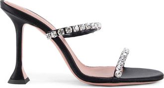 Amina Muaddi Gigi Satin 95 Mules