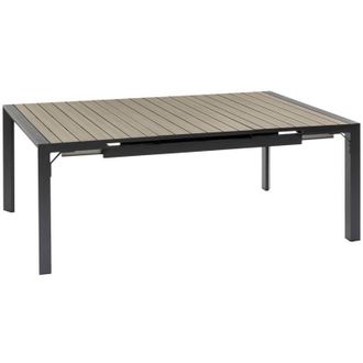 Hesperide Hesperide - Table de jardin extensible &Eacute;vasion en aluminium seigle & graphite trait&eacute; &eacute;poxy 10 places - Hesp&eacute;ride