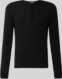 Drykorn Strickpullover mit Henley-Kragen