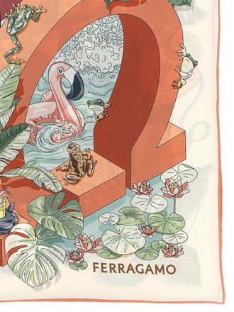 Ferragamo Scarf - Coral