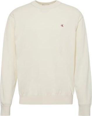 Calvin Klein Pull droit col rond en coton