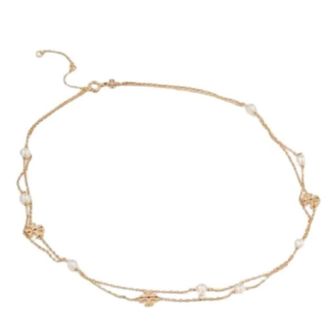 Tory Burch Collier Moondance - Femme - Accessoires - Jaune - Taille: ONE Size