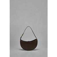 Jacquemus Le Petit Calisso Rond Leather Shoulder Bag
