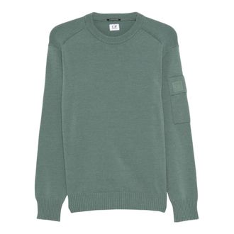C.P. Company Round-Neck Strickwaren - - Knitwear - Herren - Gr&uuml;n - XL