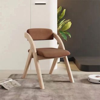 Generic Durable Solid Wood Folding Chair - Multifunctional Back Chair for Home & Office, Stylish Wooden Dining Stool, space-Saving, Comfortable & Sturdy Desig
