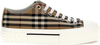 Burberry Femme, Chaussures, Multicolore, Taille: 38 1/2 EU Check Baskets