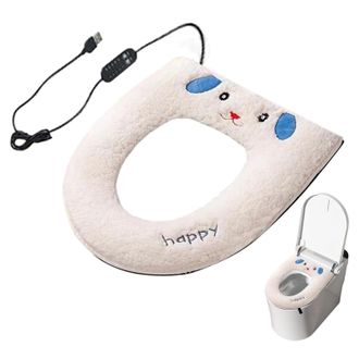 Generic Calentador De Asiento De Inodoro - Alimentado Por USB 5 Configuraciones De Temperatura, Fundas De Asiento De Inodoro para Ba&ntilde;o - Hotel Apartamento Dor