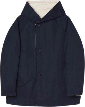 OOF Wear Femme, Manteaux, Bleu, Taille: 34 FR Memory Nylon Reversible Jacket 9411