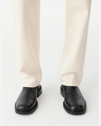Arket Stiefelette Aus Leder -Schwarz