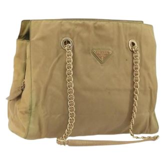 Prada Pre-owned Vintage Tote Bag - - Pre-owned - Damen - Beige - ONE SIZE