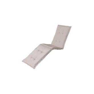 Madison New York Coussin pour chaise longue panama 65 x 200 cm Madison S&eacute;rie Classique - Blanc