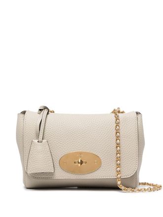 Mulberry Lily Schultertasche mit Kettenriemen - Nude