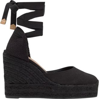 Castaner Femme, Chaussures, Noir, Taille: 38 EU Carina Wedge Espadrille